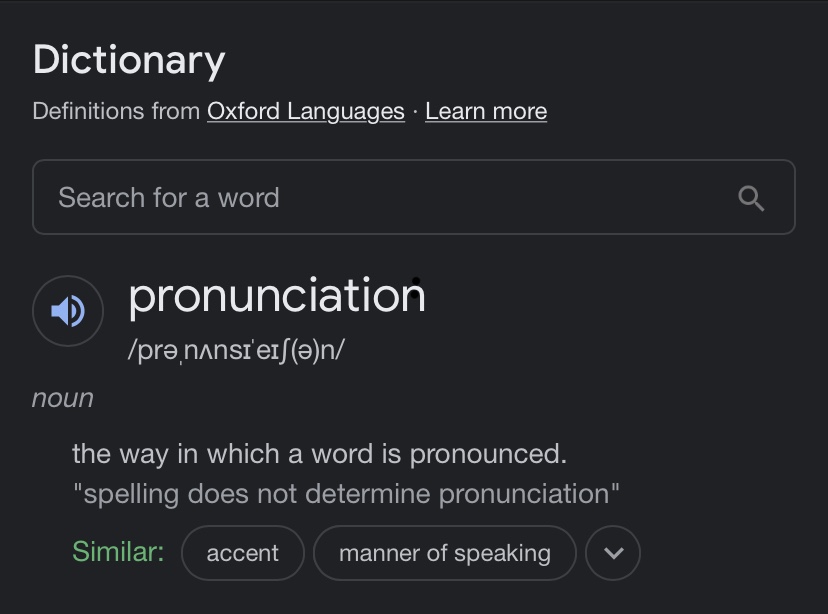 Its all in the pronunciation – A LONDON MISCELLANY